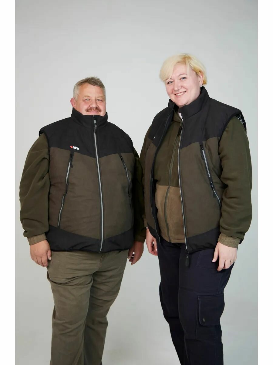 Демисезонный жилет Тайган для рыбалки охоты больших размеров "Тритон"