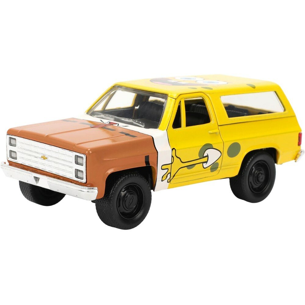 Модель автомобиля Jada Toys Hollywood Rides SpongeBob SquarePants 1980 Chevrolet K5 Blazer (1:32) 33067