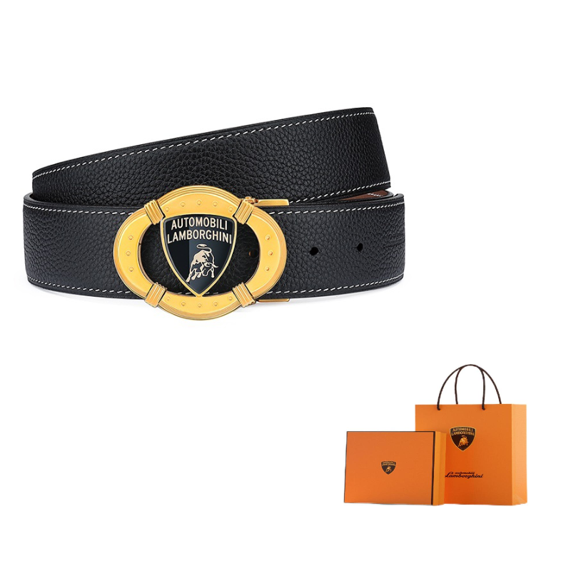 AUTOMOBILI LAMBORGHINI Ремни из коровьей кожи Мужской 125cm