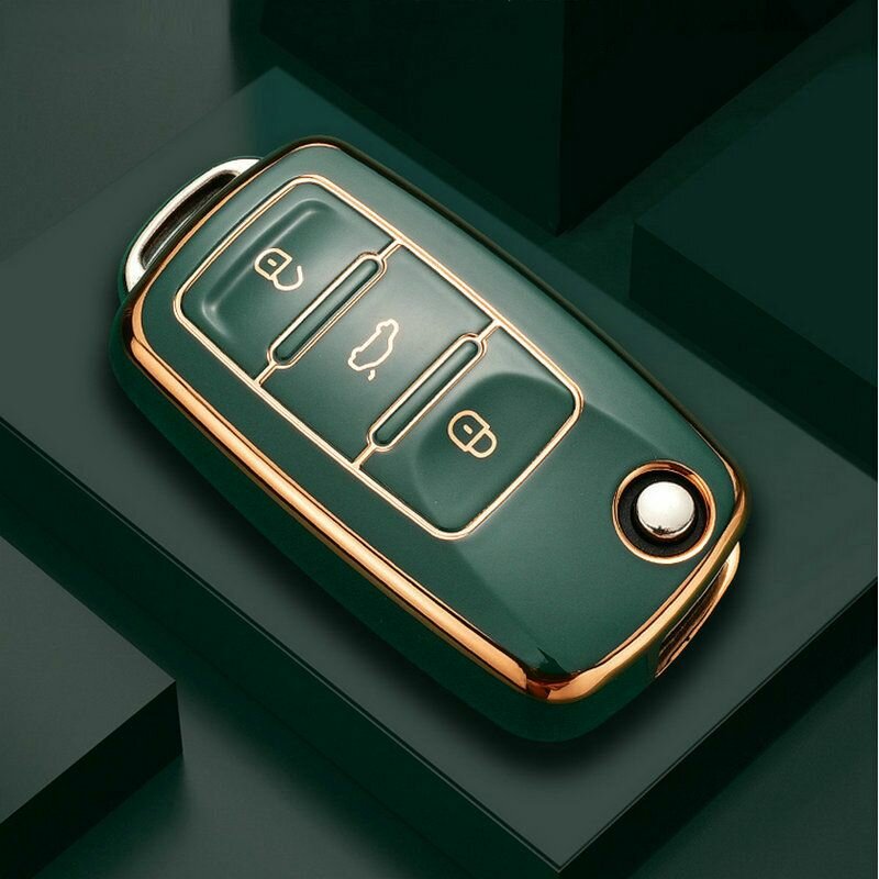 Новый чехол для ключей из ТПУ для Volkswagen Polo Tiguan Passat B5/6/7 Golf 4 5 6 MK6 Jetta Lavida, Skoda Octavia