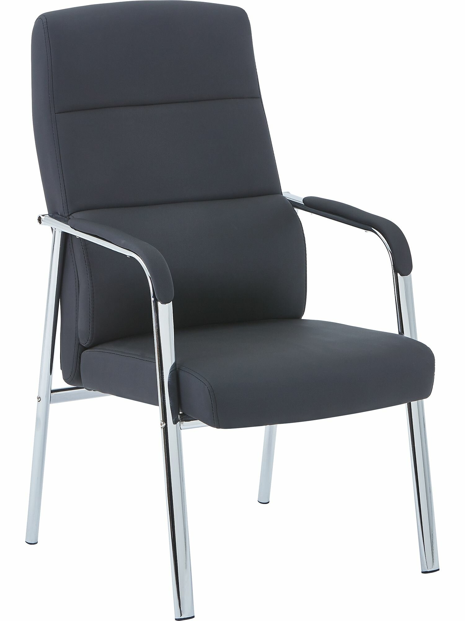 Кресло Everprof City Экокожа Черный