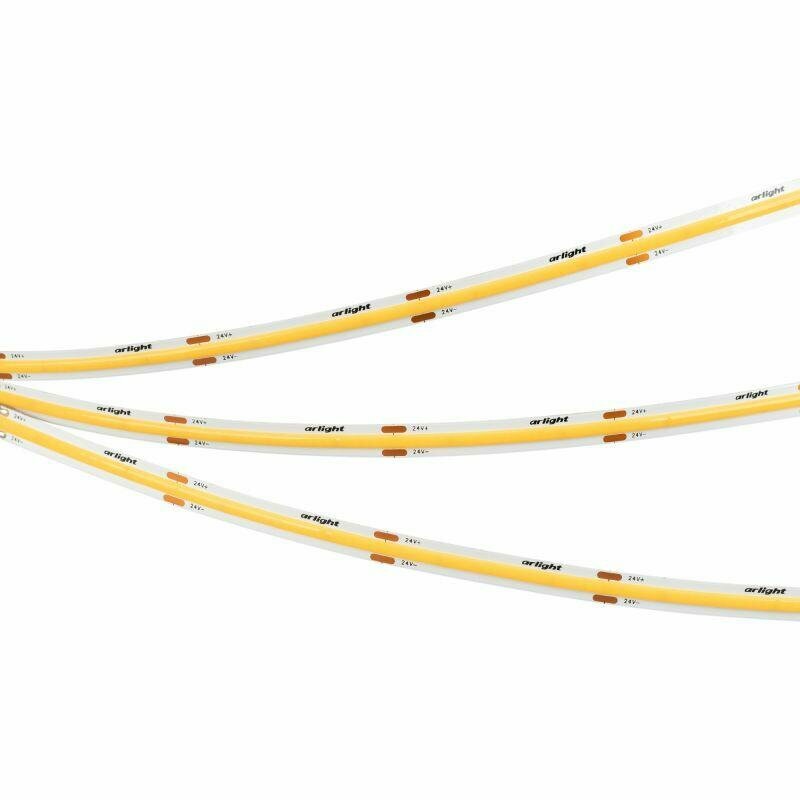 Лента светодиодная COB-X480-8mm 24V White 6000К 8Вт/м IP20 CSP (уп.5м) Arlight 039057
