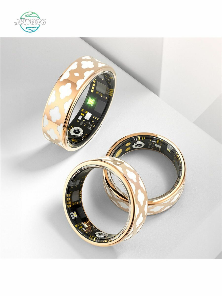 Умное кольцо JIAYONG R10M, с эмалью, мониторинг сердца и сна, Bluetooth, морозостойкое, 7 дн. работы 9#18.9mm