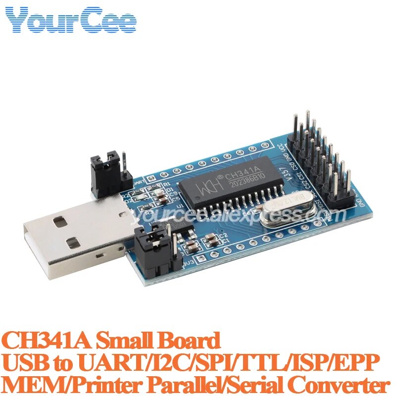 Модуль-адаптер CH341A USB-SPI/I2C/IIC/UART/TTL CH341A Small Board