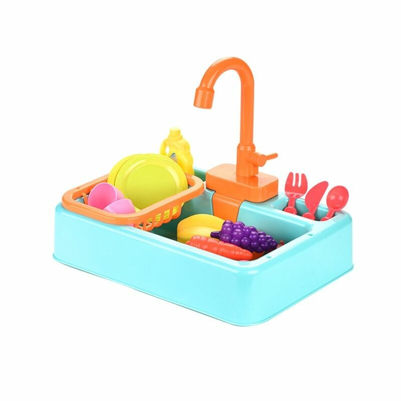 Ванночка-купалка с фонтаном и игрушками для попугаев+16 игрушек