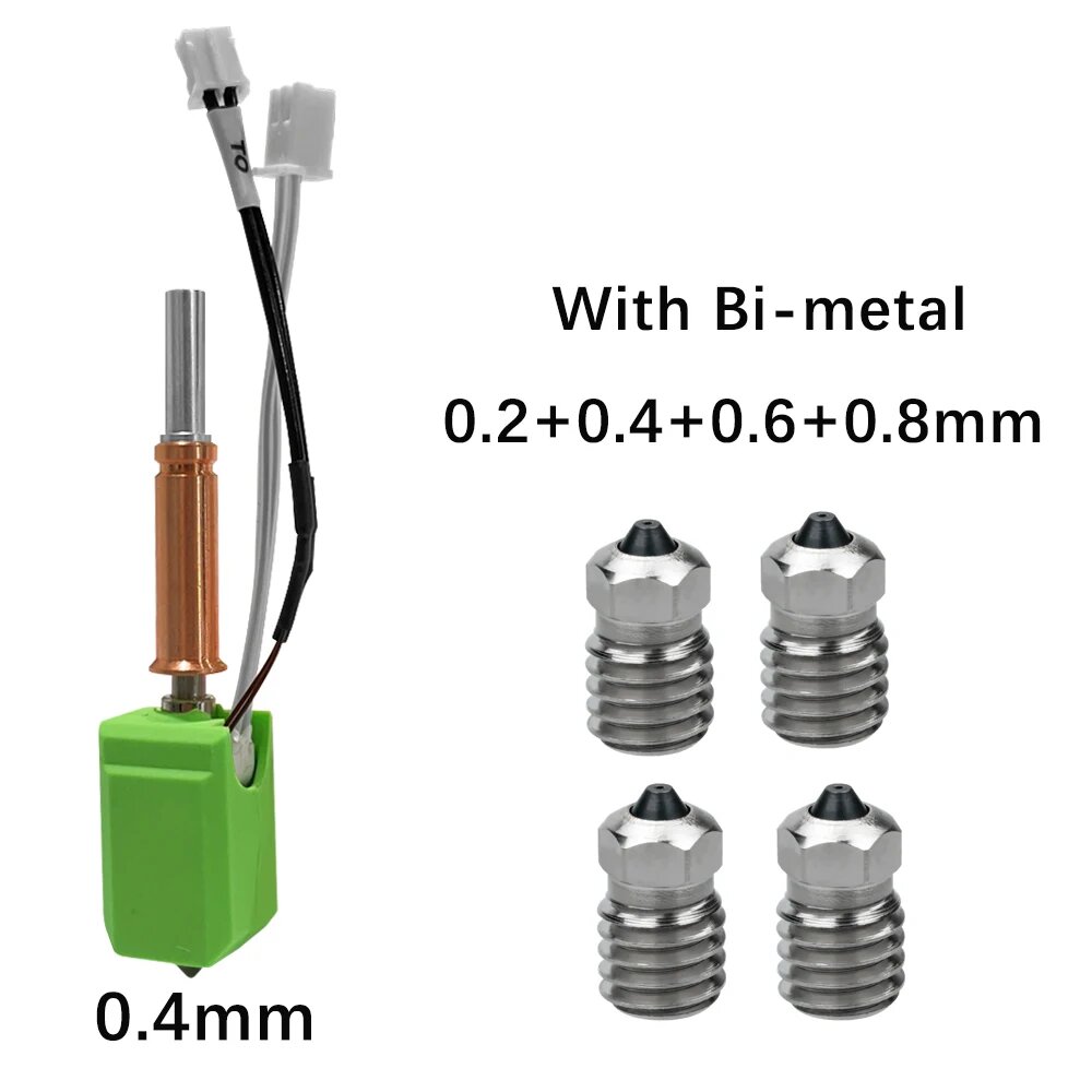 JUUPINE Керамический Hot End 24В 60Вт для Anycubic Kobra 3 04 hotend-J2468