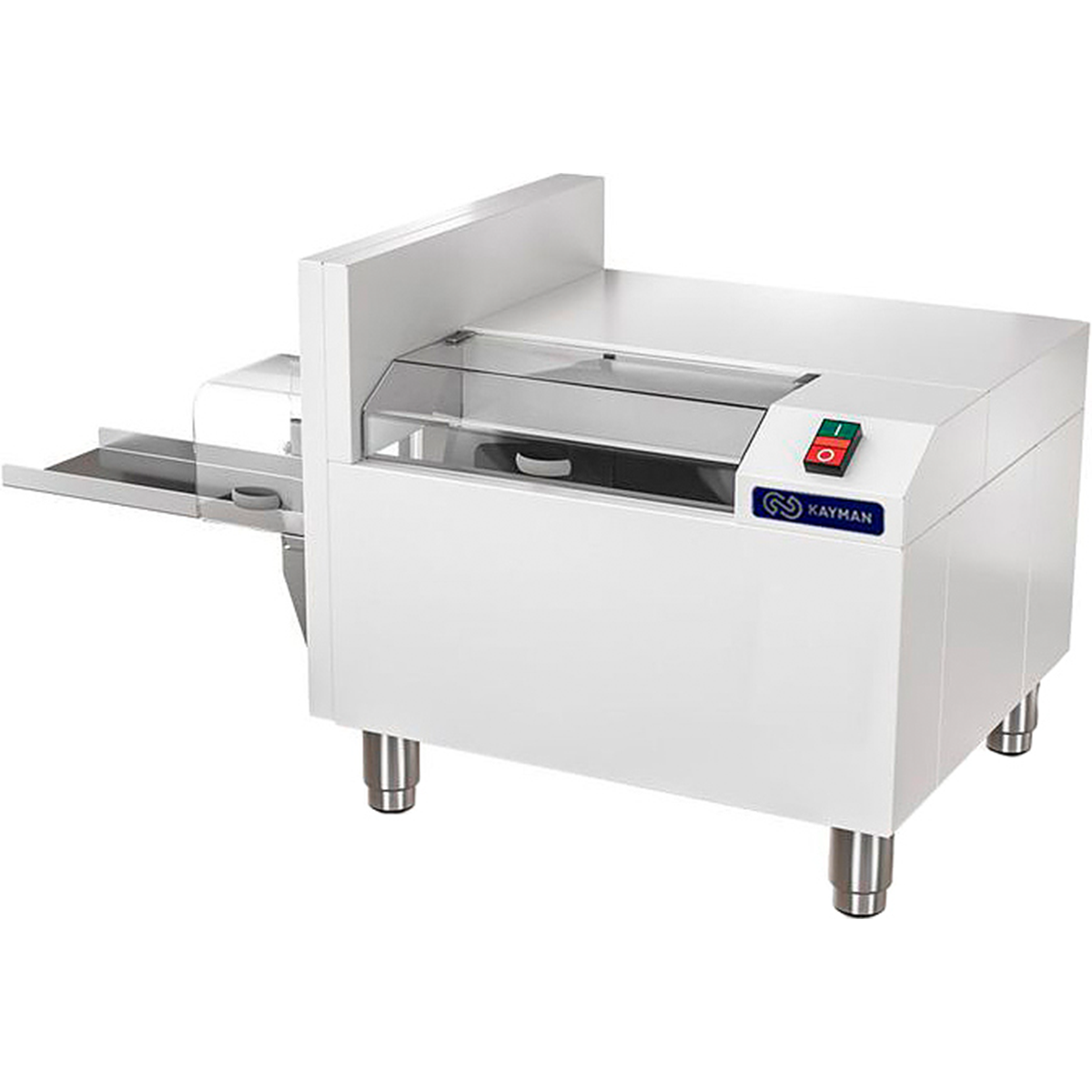 Хлеборезка Kayman ХМ-300 КР А, сарповидный нож, нарезка 5-20 мм. изделие высотой до 13.5 см. 0.37 кВт 380В