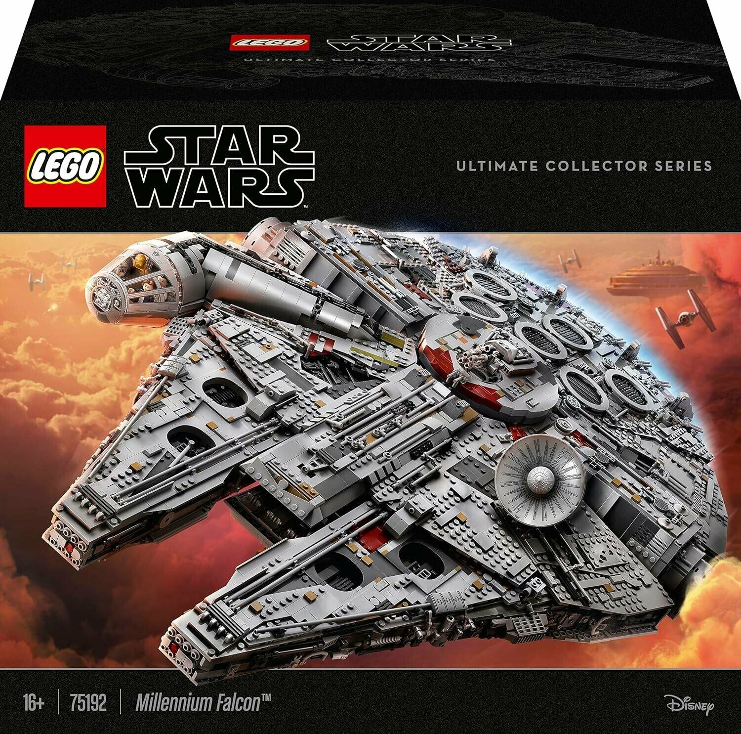 Конструктор LEGO Star Wars 75192 Сокол Тысячелетия Millennium Falcon, 7541 дет, 8 минифигурок
