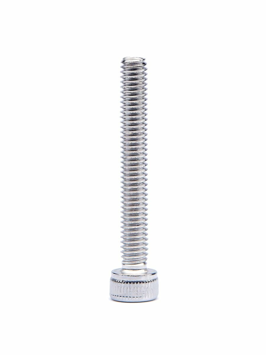 Винт DIN912 М4x30 A2-70 нержавеющий с полной резьбой. С цилиндрической головкой и внутренним шестигранником. Шаг резьбы 0,7мм. 15шт