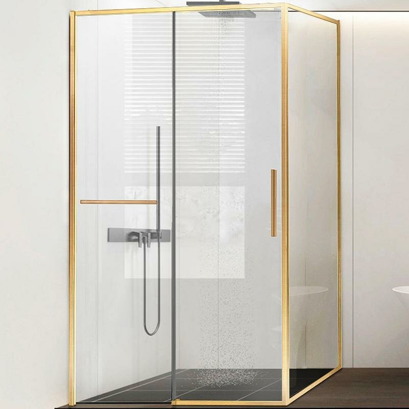 Душевой уголок Vincea Slim Soft 150x100 VSR-1SS1015CL профиль Хром стекло прозрачное