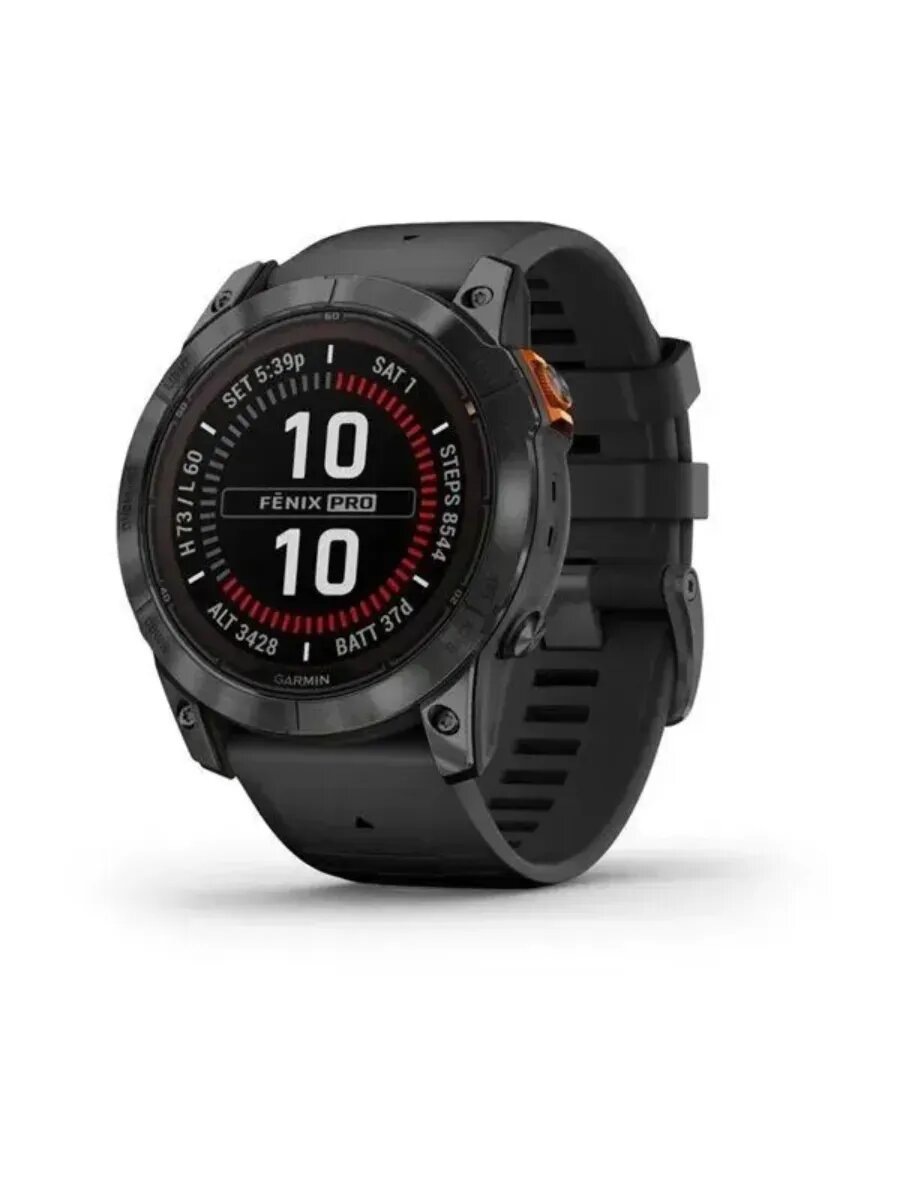 Смарт-часы Garmin Fenix 7X Pro Solar Edition Slate Gray, для спорта
