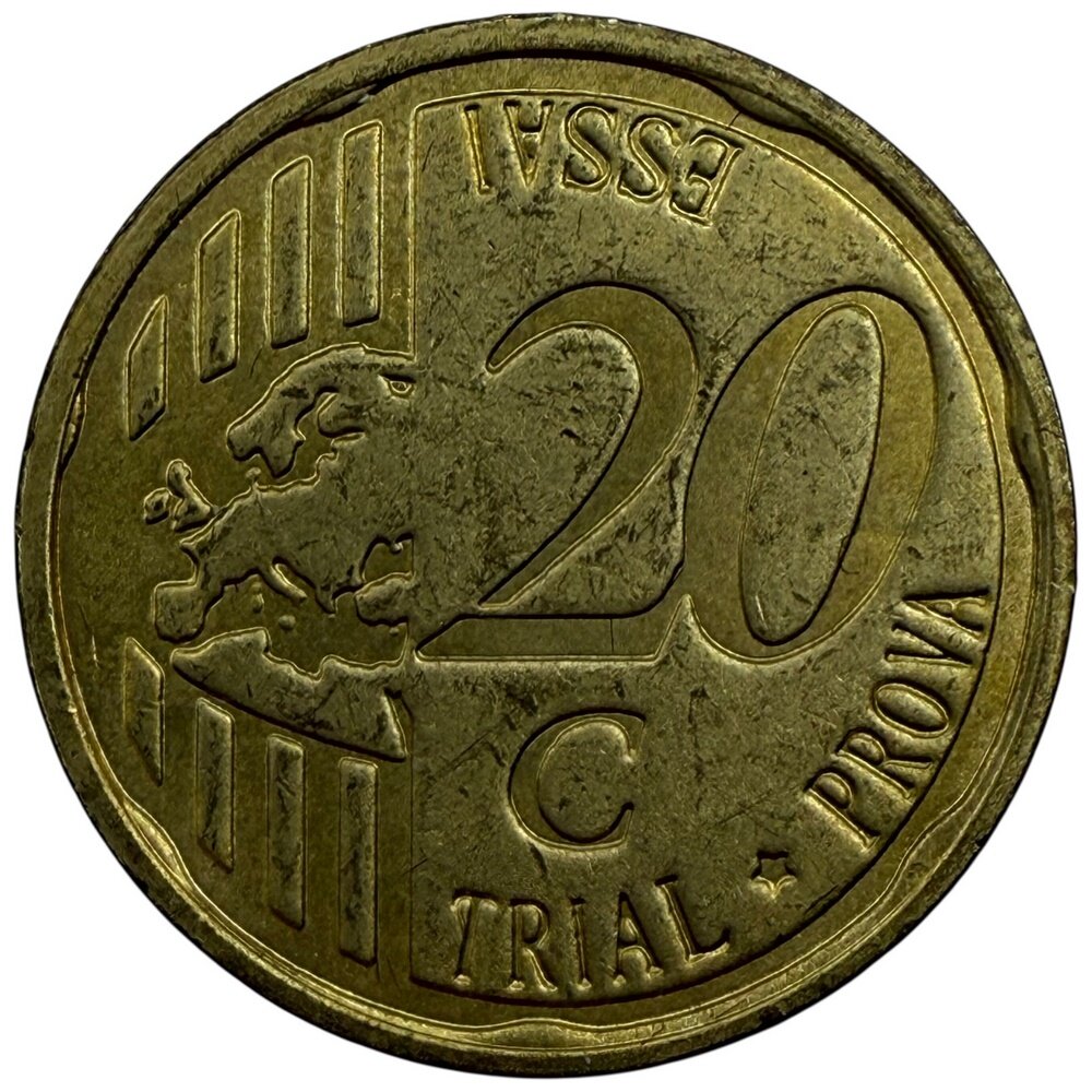 Испания, Каталония 20 евроцентов 2014 г. Essai (Проба)