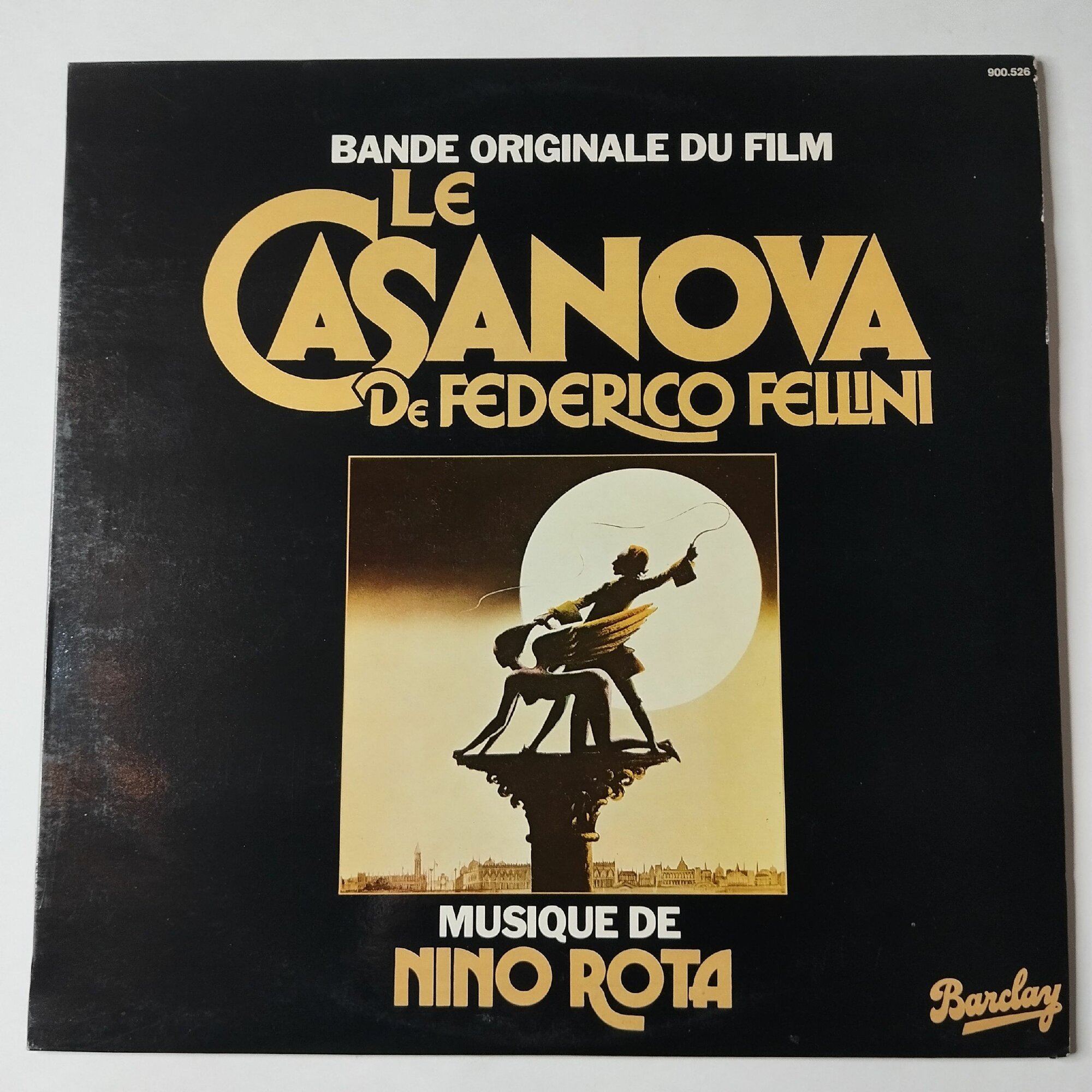 Винтажная виниловая пластинка LP Nino Rota (Bande Du Film) Le Casanova De Federico Fellini Казанова Федерико Феллини (France 1980)