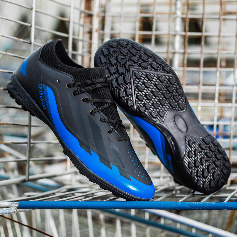Мужские футбольные бутсы с длинными и короткими шипами, тренировочные бутсы для игры на траве, обувь для спорта на открытом воздухе, нескользящие