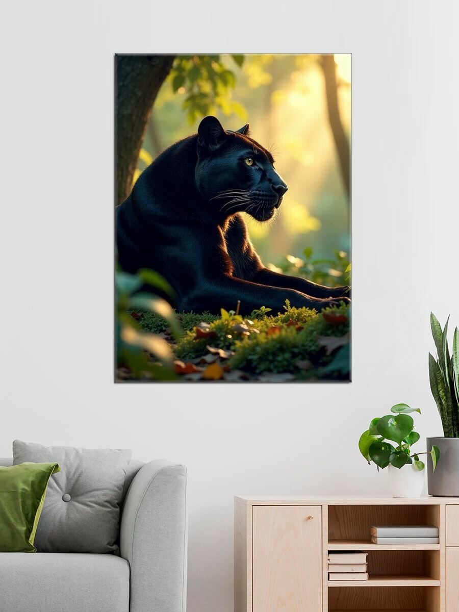 Картина на стену "Пантеры", 50х70 см