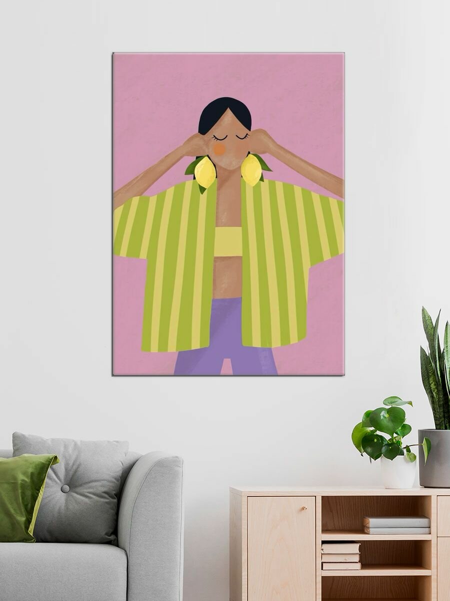 Картина на стену "Лимоны", 50х70 см