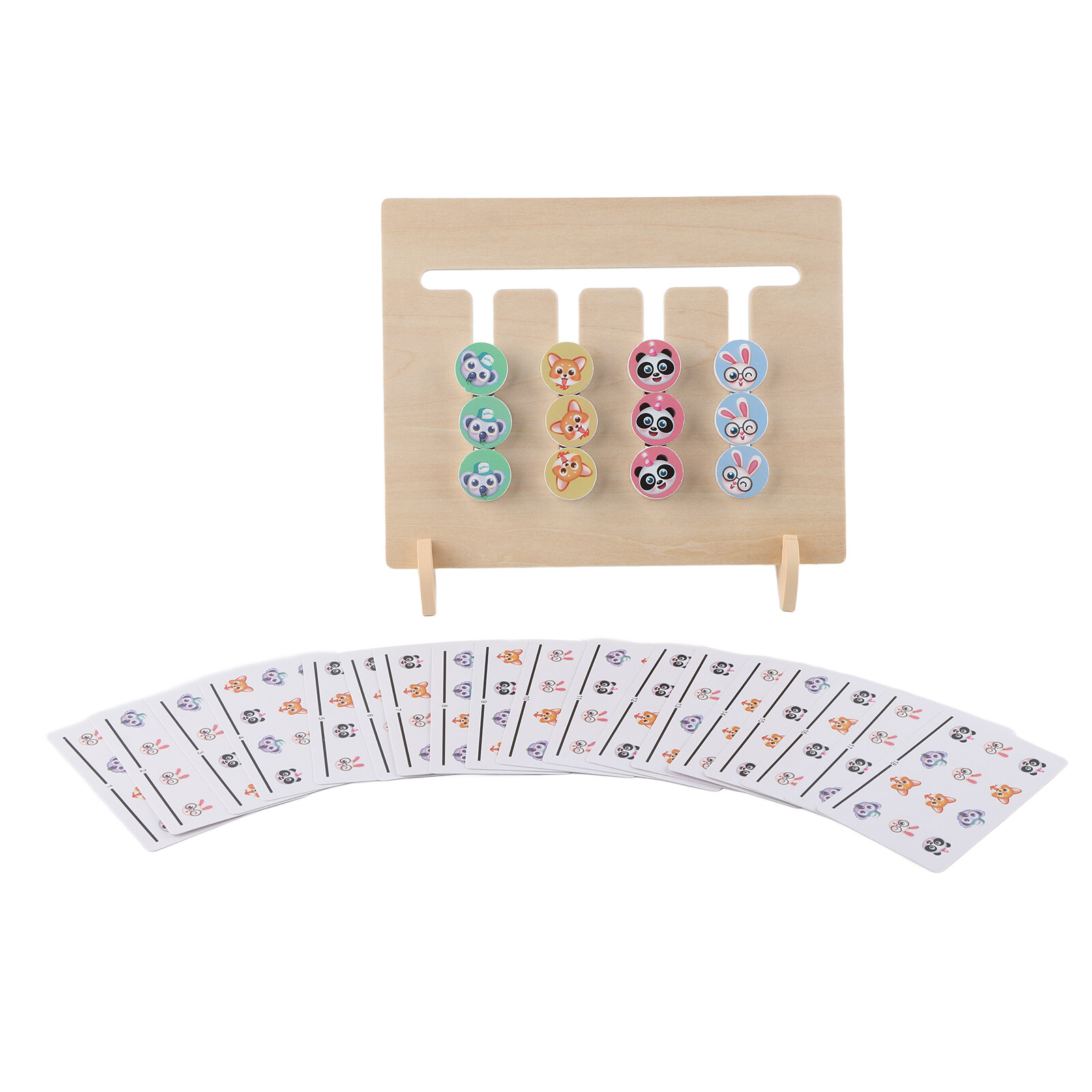 Деревянные блоки формы, сортировка, соответствующая игра, игрушка, 4 цвета, обучающие блоки для мышления, слайд-головоломка, доска