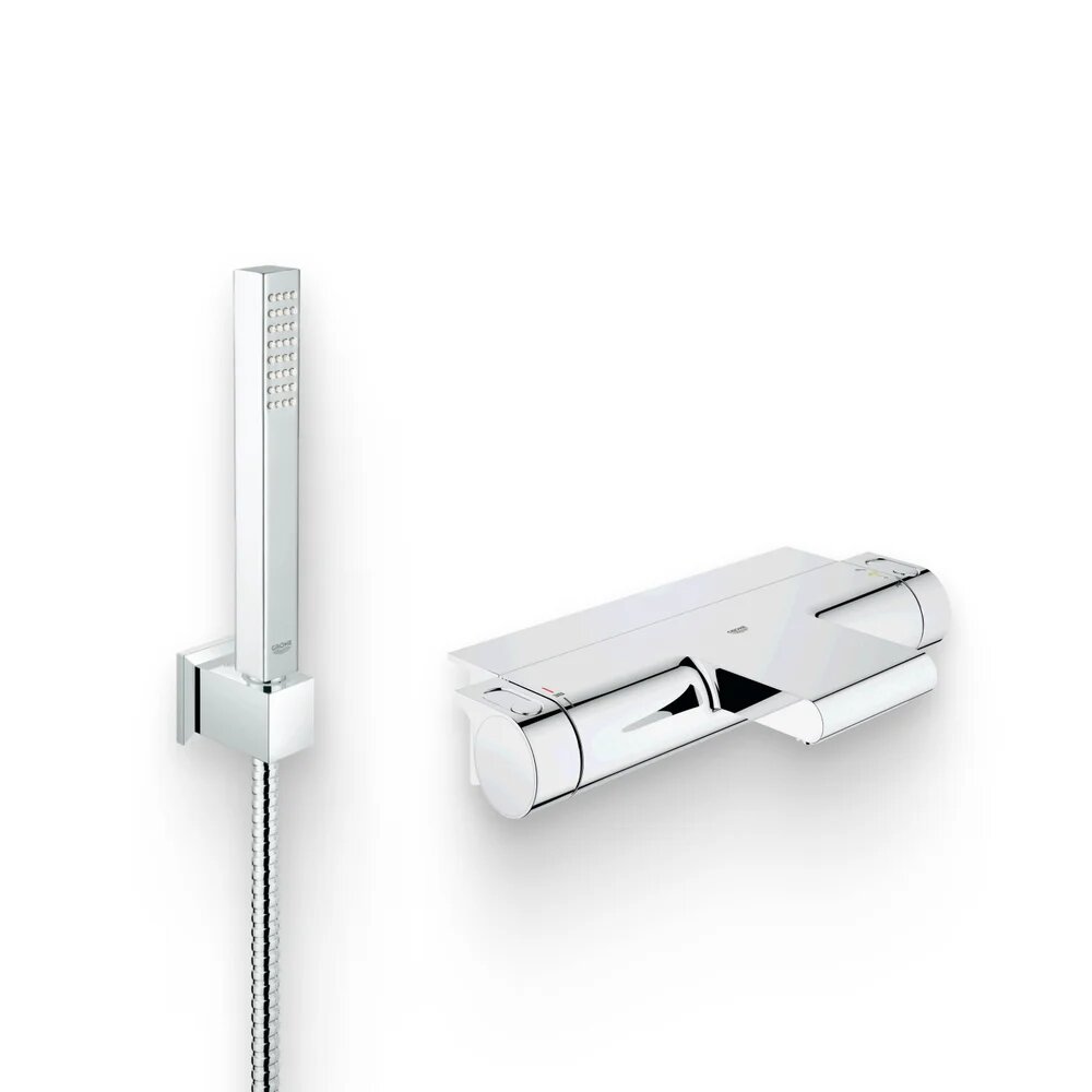 Душевой комплект Термостат Grohe Grohtherm 2000 New 34464001 для ванны с душем / Гарнитур Euphoria Cube Stick 27889000