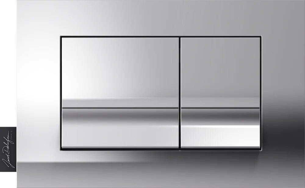 Кнопка смыва для унитаза Jacob Delafon E20858-CP пластик, цвет хром