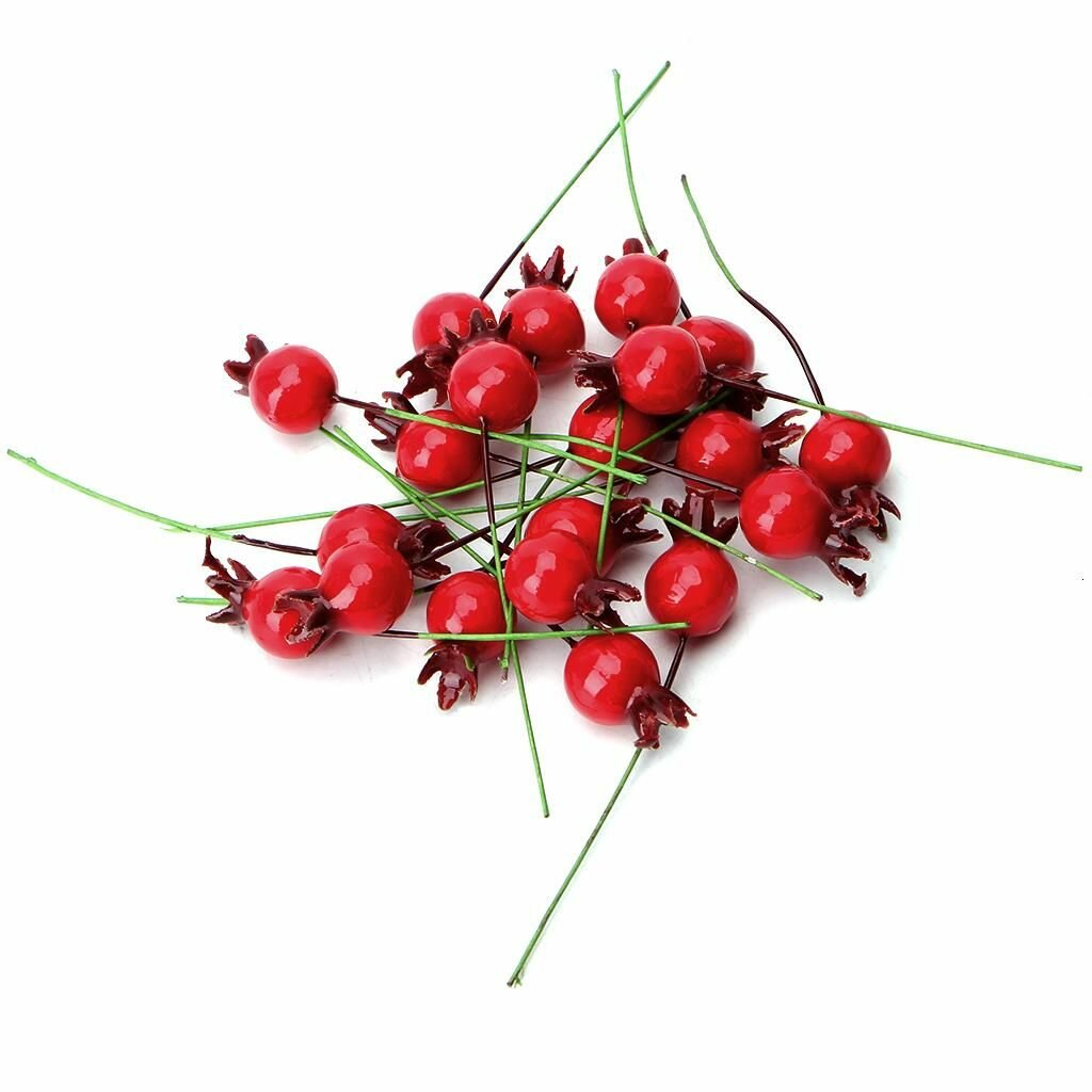 1 упаковка по 20 штук, имитация искусственного граната