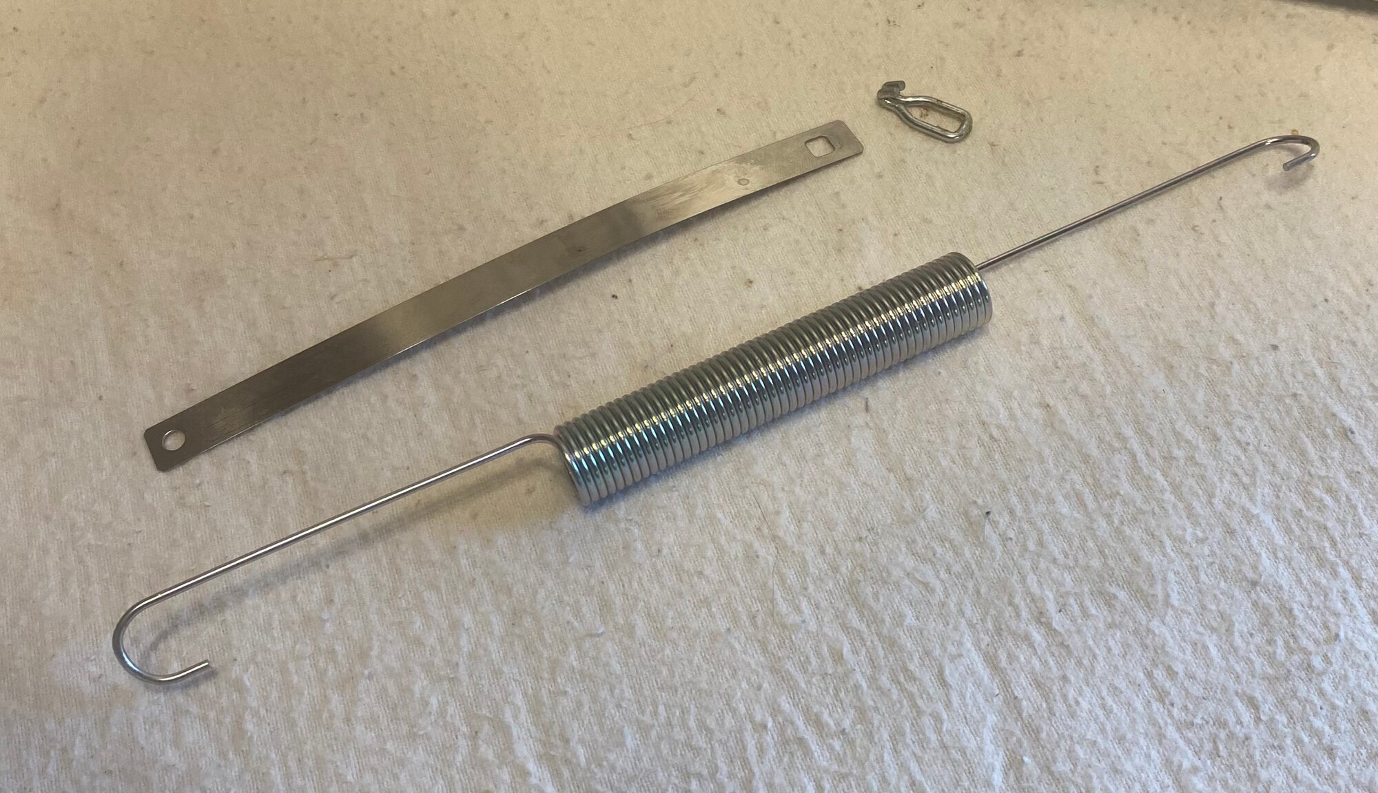 Пружина с планкой и крючком для посудомоечной машины Candy (Канди), Vestel (Вестел), Hansa (Ханса), Teka (Тека) в сборе 12976000000122