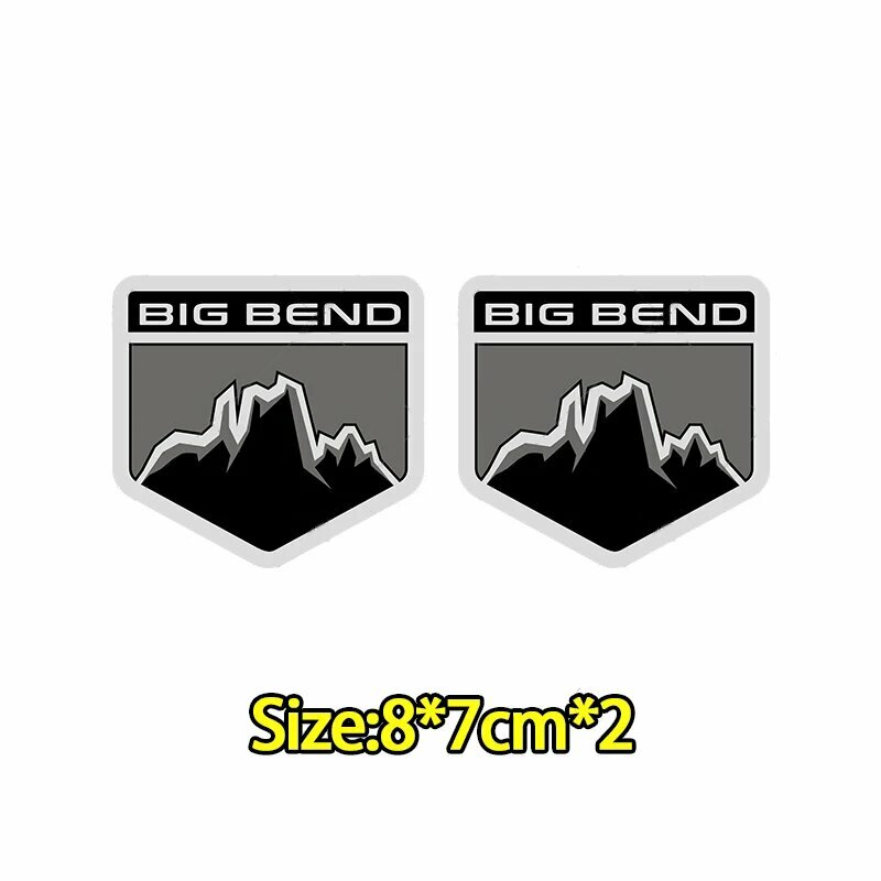 Для Ford Mustang логотип автомобиля маркировка внедорожный открытый кемпинг длинный пляж бедра издание украшения кузова наклейки