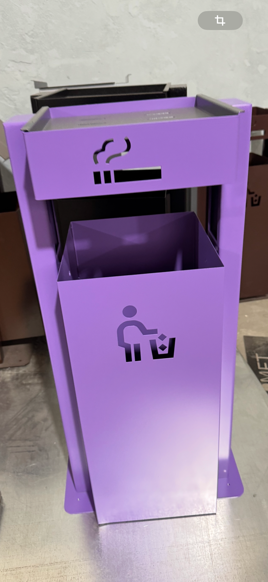 Урна с пепельницей уличная