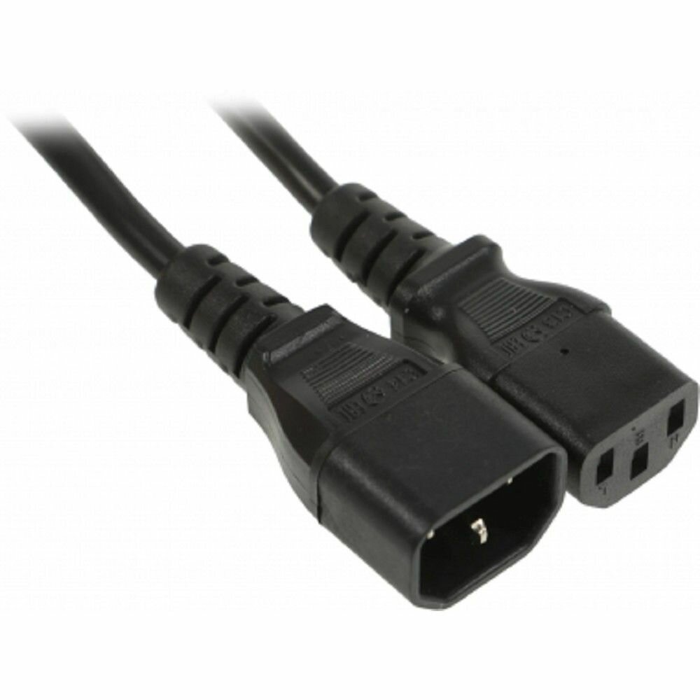 Rexant Кабели USB и переходники 04 - 2726 Шнур сетевой IEC 320 C13 IEC 320 C14 3x1,0мм, длина 0,6м