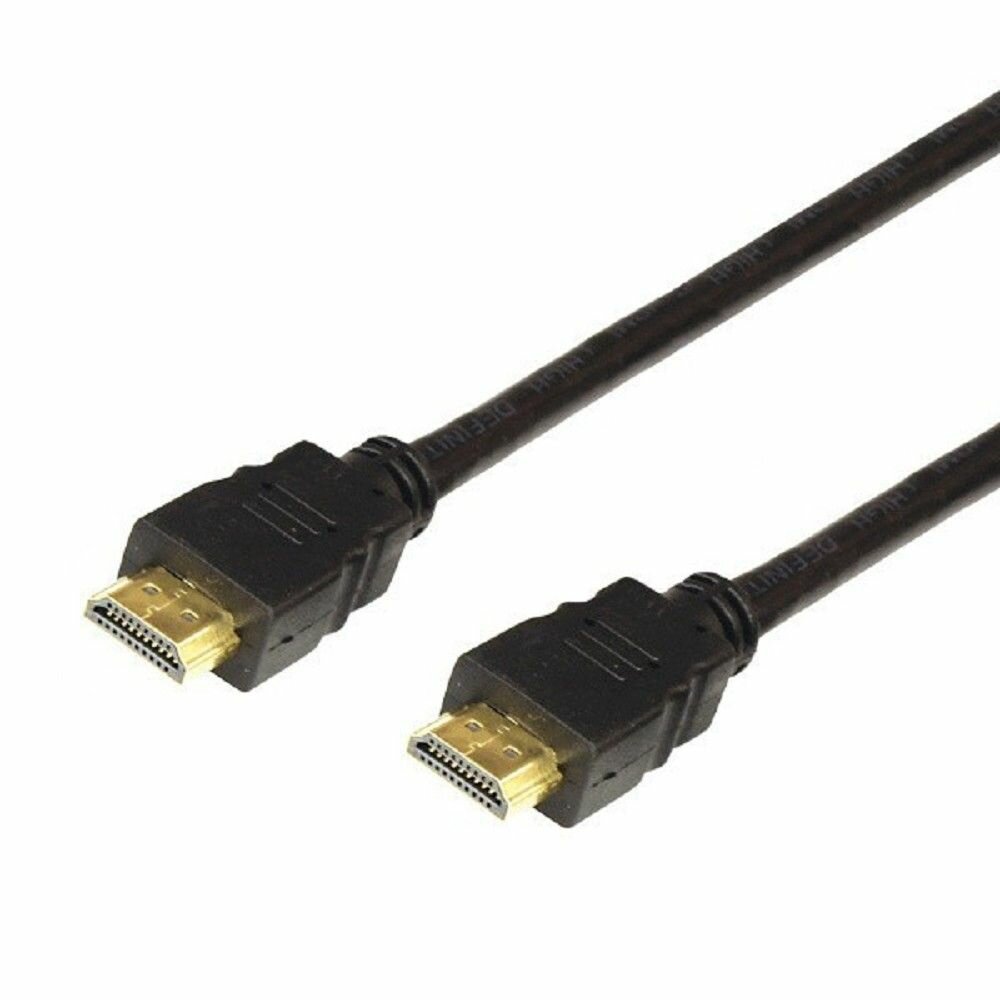 Rexant Кабели 17 - 6208 Кабель HDMI - HDMI 1.4, 10м, Gold