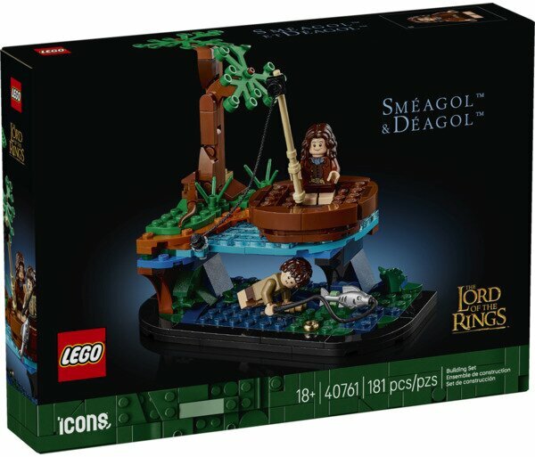 Конструктор LEGO Icons 40761 Властелин колец: Смеагол и Деагол (Lego 40761)