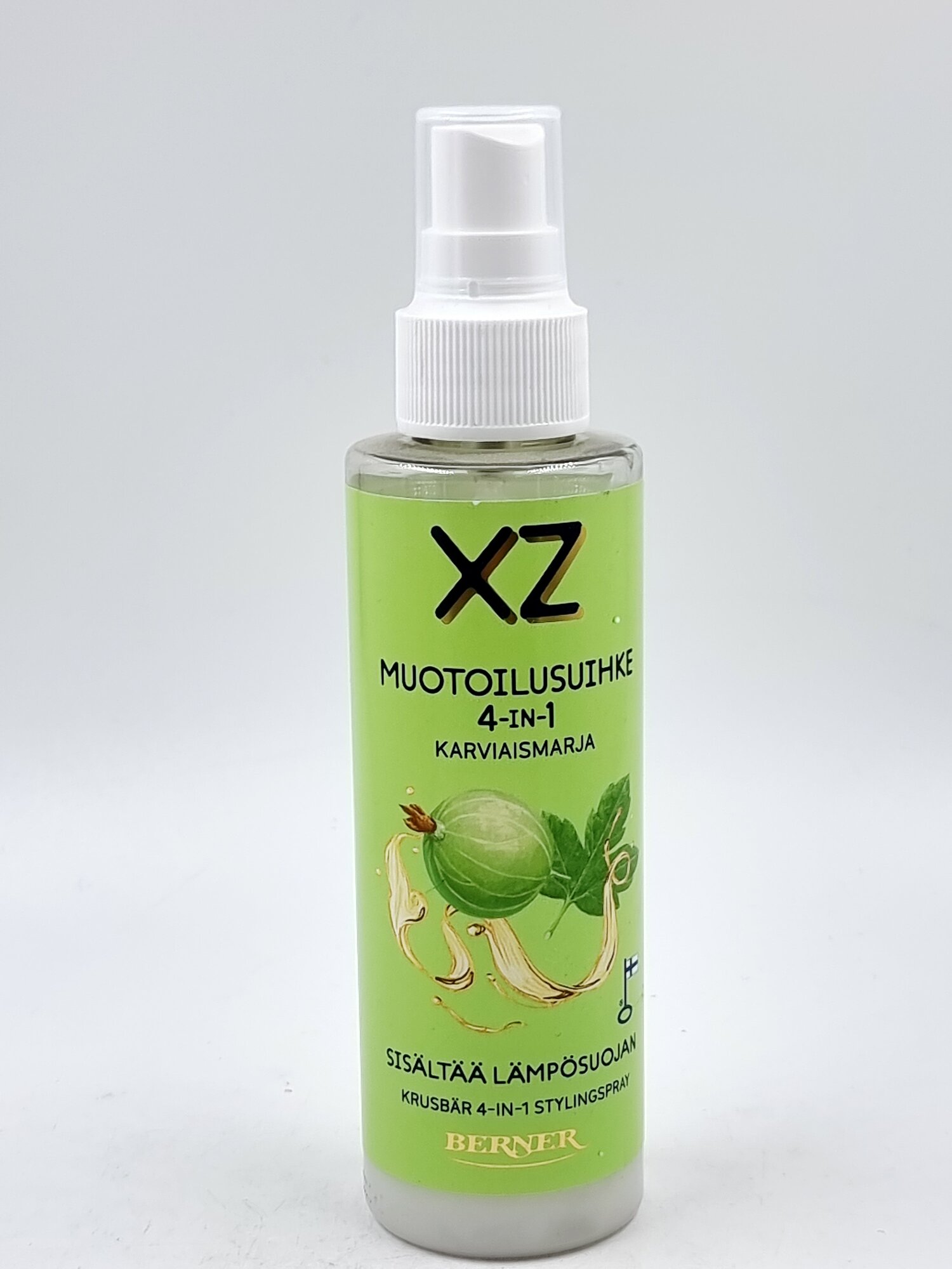 Спрей XZ для укладки волос 4в1 с термозащитой и защитой от УФ, с экстрактом крыжовника, 150 мл (Из Финляндии)