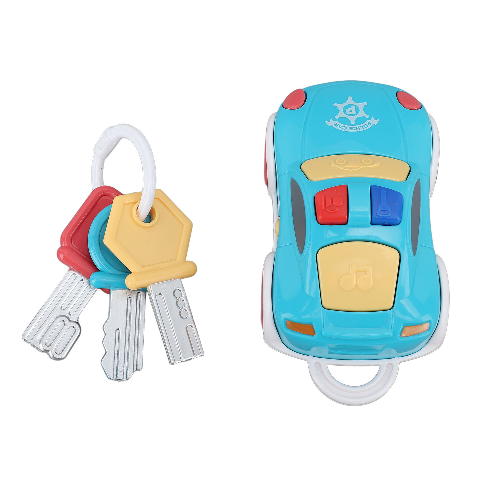 Игрушка-ключ от машины с музыкой и светом, развивающая игрушка-симулятор машинки для детей, интерактивная обучающая игрушка для родителей и детей