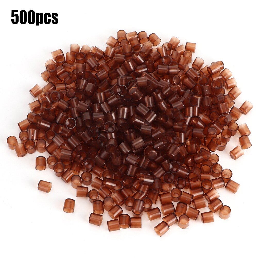 500pcs Пластиковые коричневые камеры