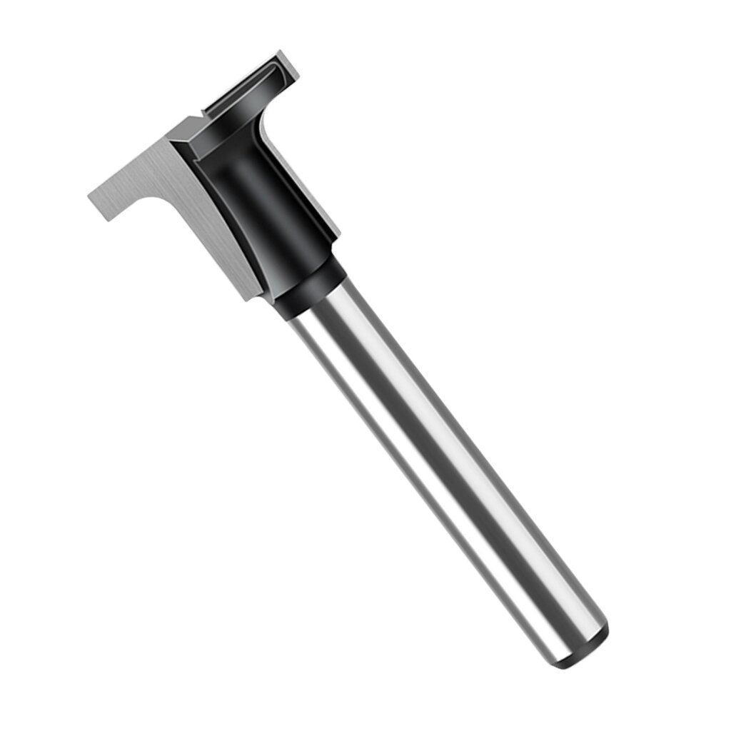 1/4-дюймовый хвостовик из углеродистого кристалла, дугообразная гибочная фреза, Т-образная полукруглая плоская шлицевая угловая фреза, деревообрабатывающий инструмент