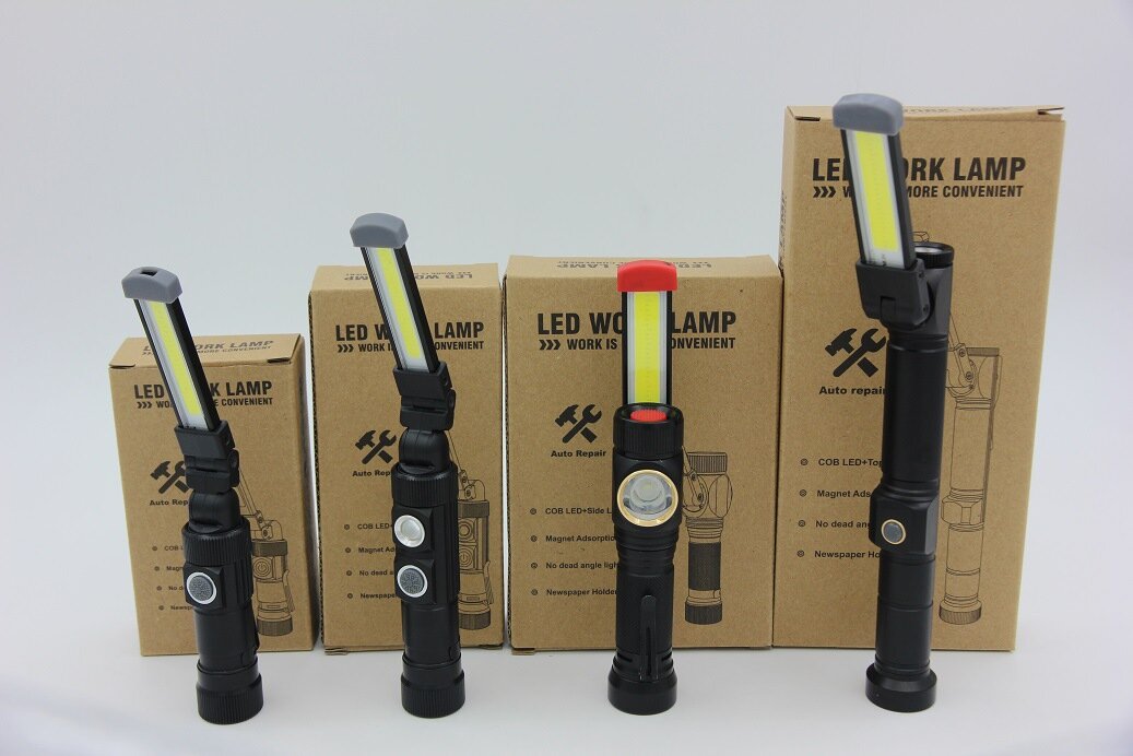 Рабочий свет W549, светодиодный, USB, перезаряжаемый, сильный магнит, аварийное освещение