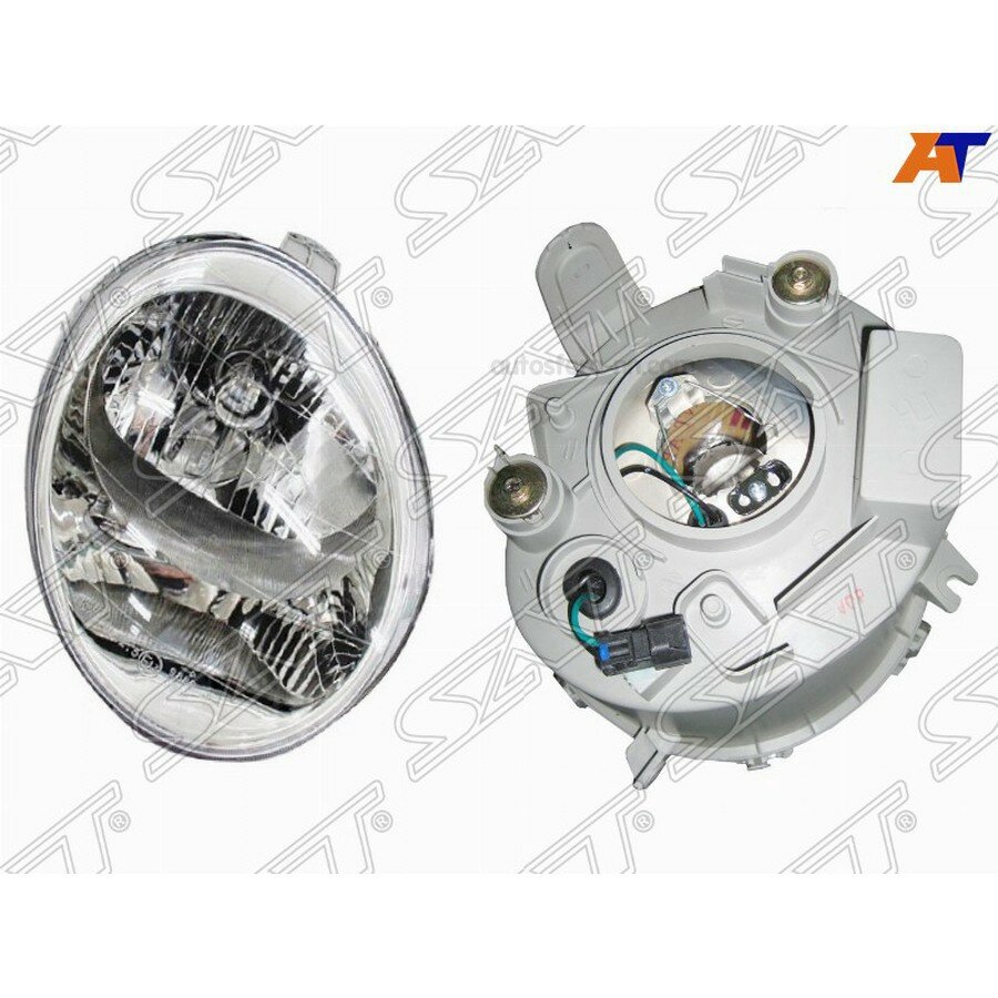 SAT ST2221120L Фара Daewoo Matiz 00-15 (Слева/ Ручная регулировка/ модель 00-11)