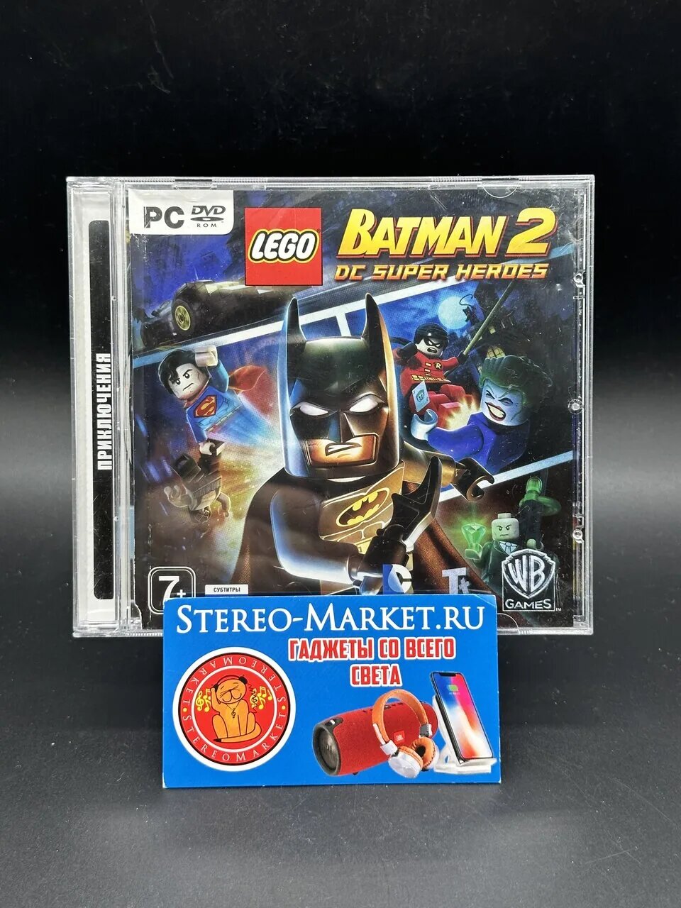 Диск с игрой Lego Batman 2 (русская версия) для пк лицензия