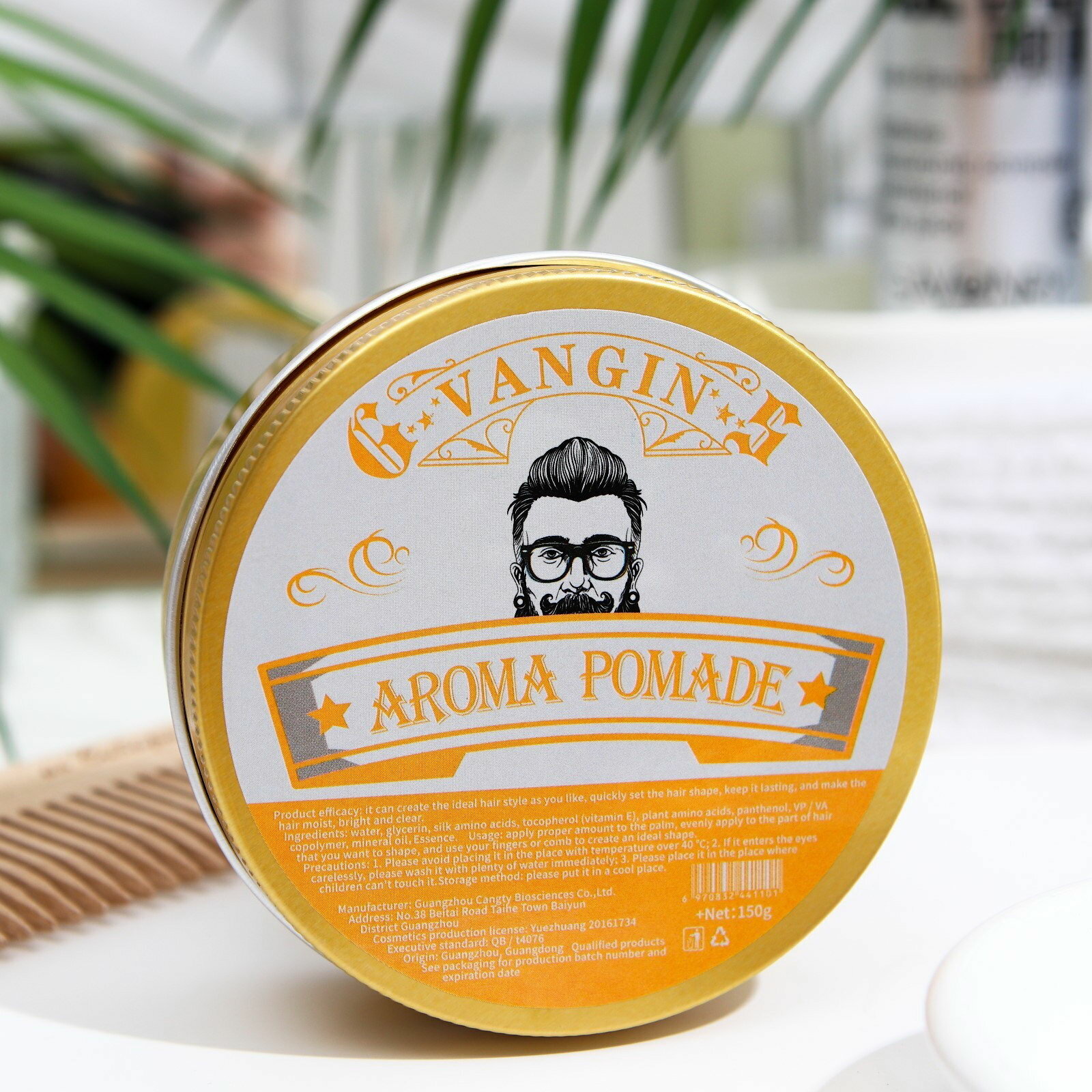 Воск-гель для укладки волос на водной основе, бесцветный, 150 г