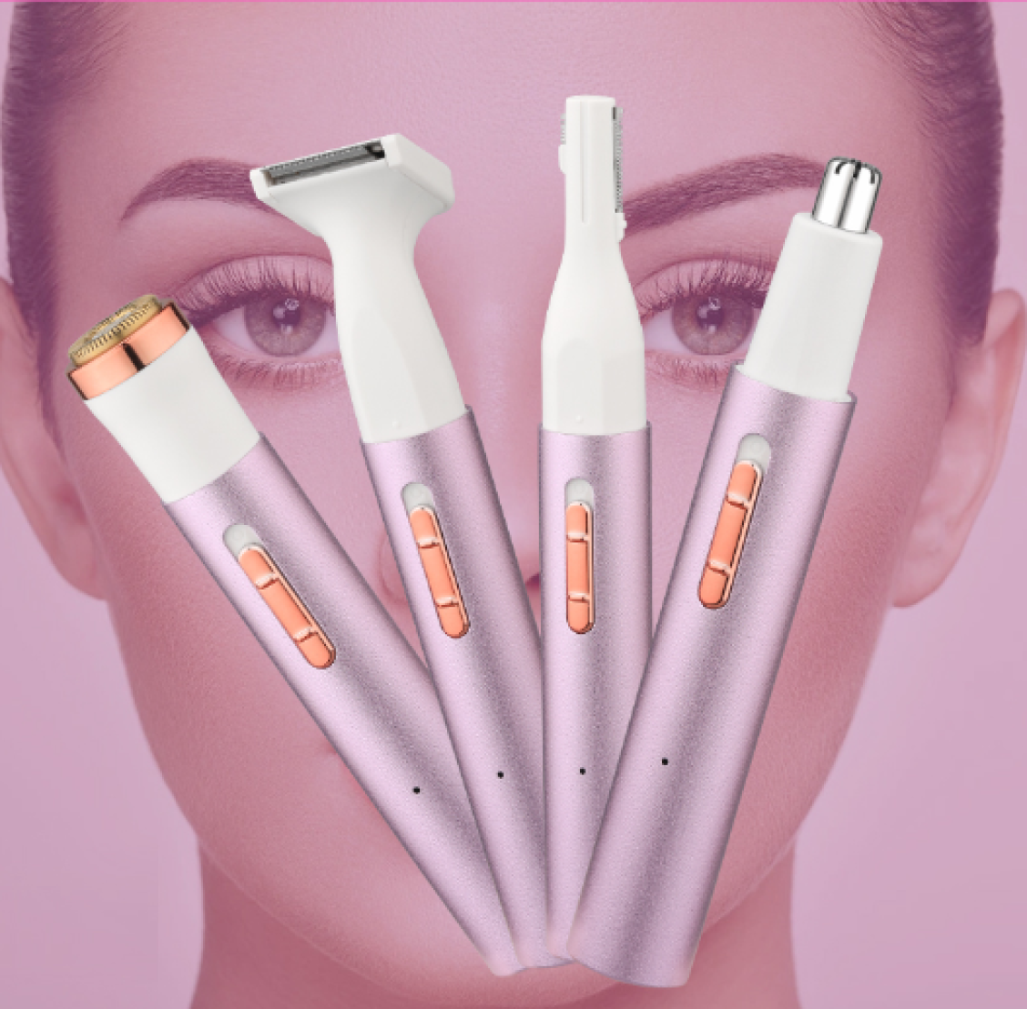 Эпилятор-триммер Daling DL-6020, женский, электрический, 4в1