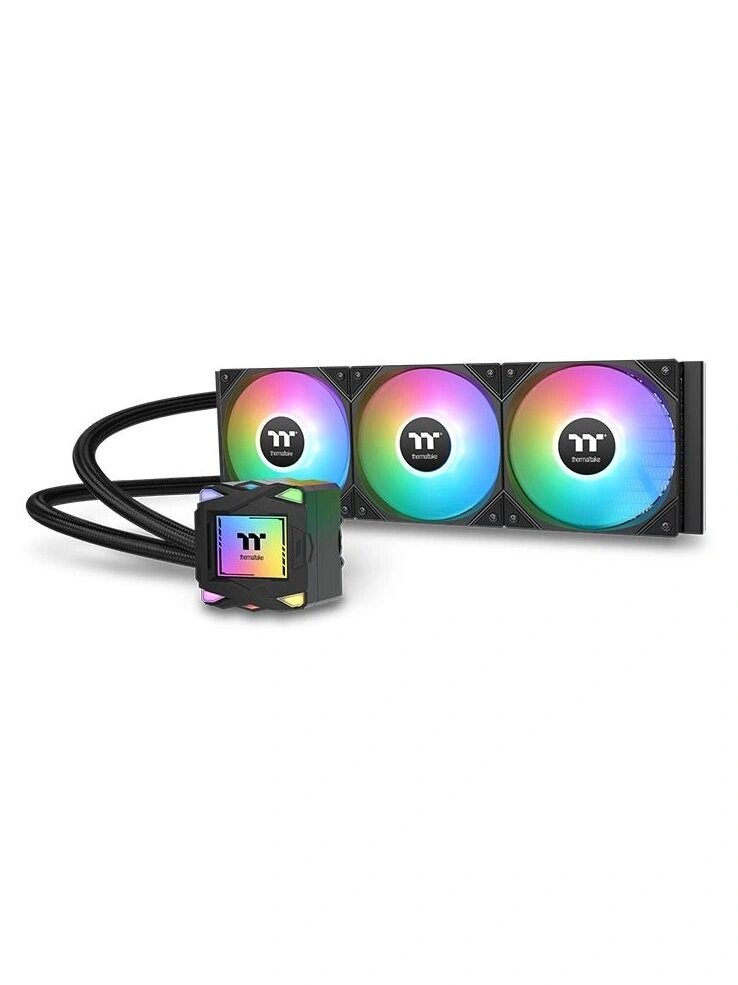 Система водяного охлаждения Thermaltake LA360 ARGB Soc-AM5/AM4/1200/1700/1851 black 4-pin 38.35dB Al 360W Ret