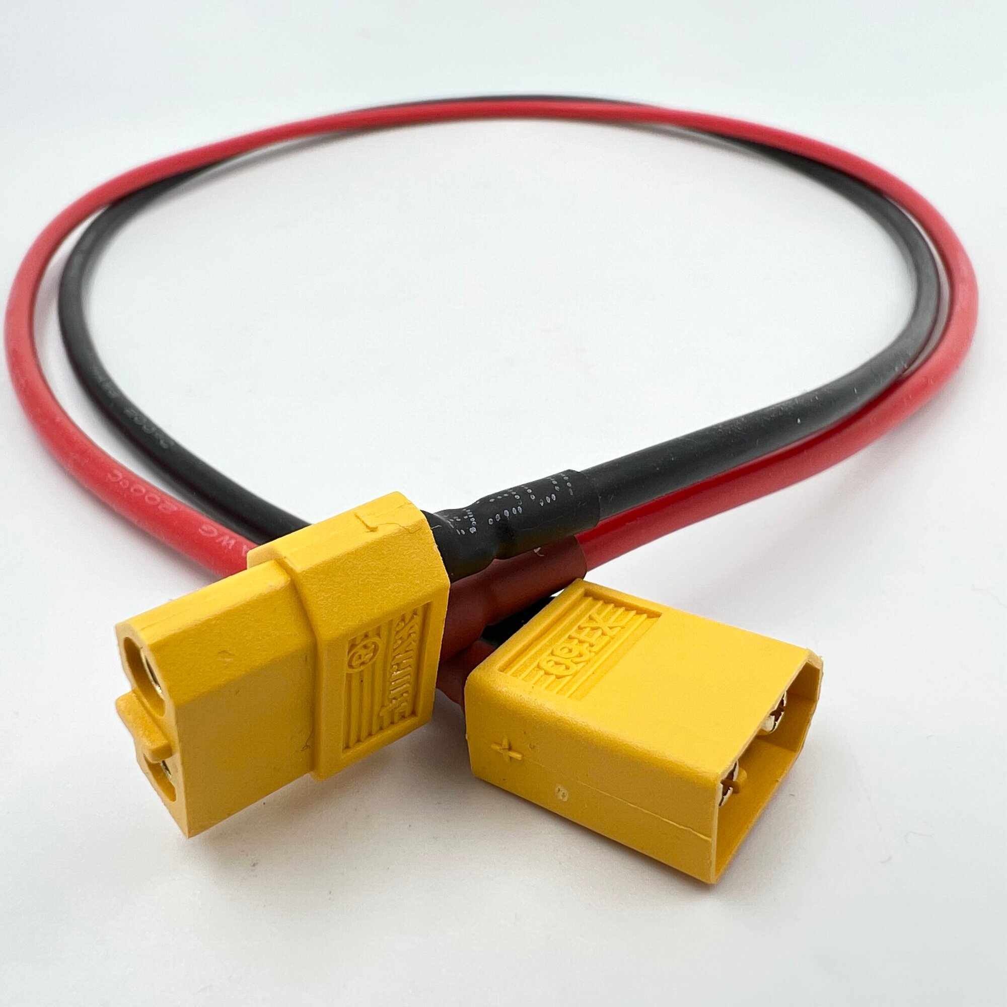 Удлинитель Amass XT60-M + XT60-F с силиконовым проводом 14AWG, 500мм