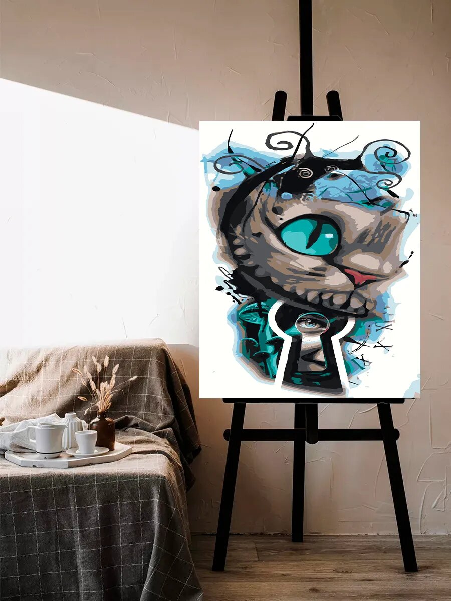 Картина по номерам Алиса в Стране Чудес Чеширский Кот