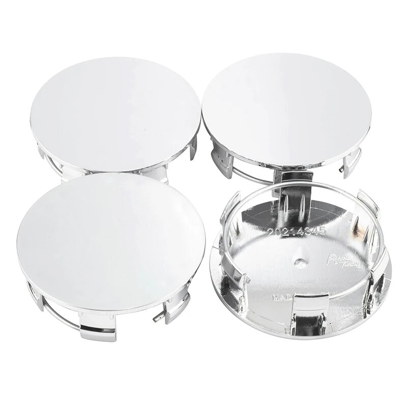 DewFlew 4 шт, наружный диаметр 65 мм/2,56 дюйма, внутренний диаметр 59 мм/2,32 дюйма, колпачок обода автомобильных колес, подходит для 2010-2014 F-150 2001-2014 Mustang 2002-2004 Focus # 2М5З-1130-АА, Chrome