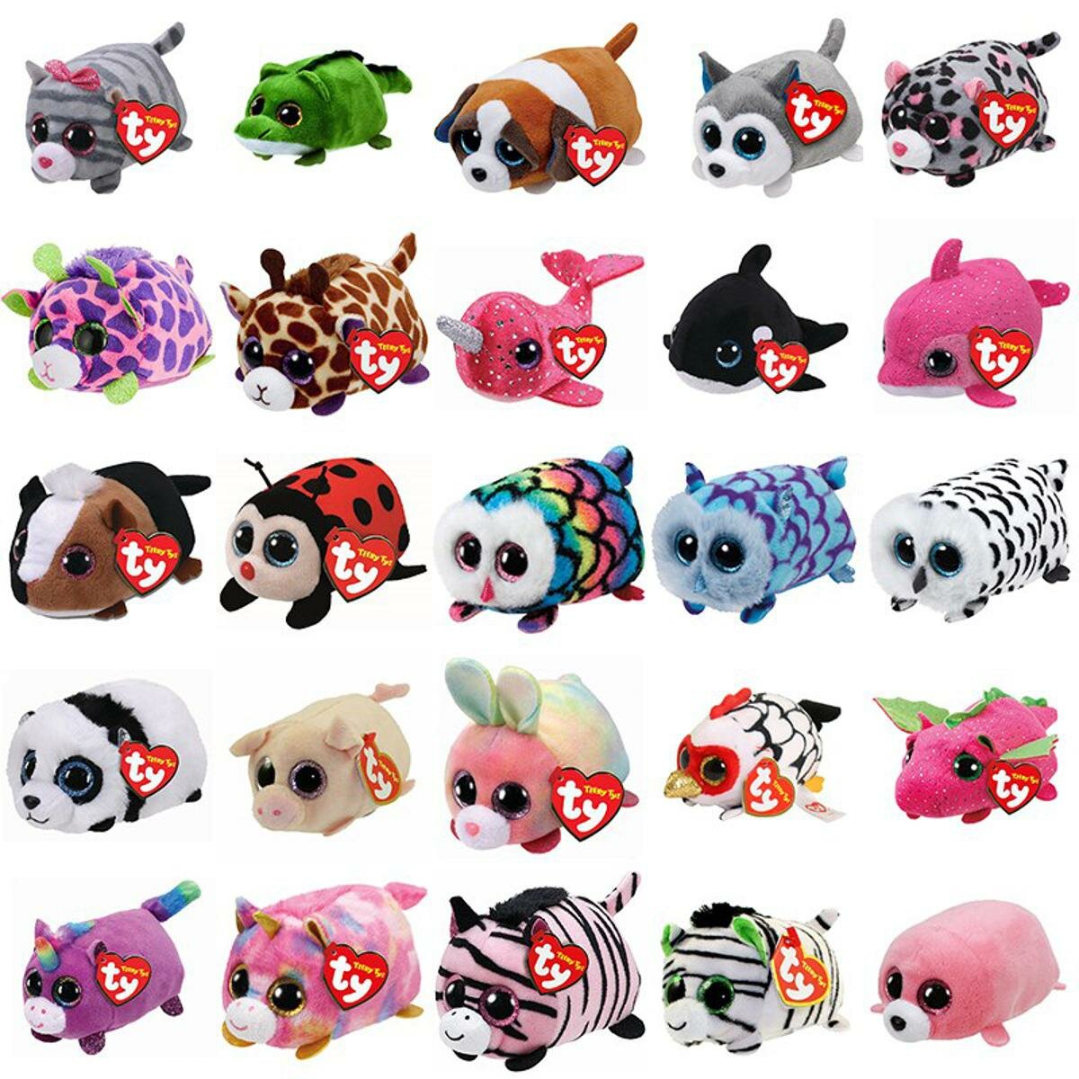 10 см Ty Teeny Tys Большие Глаза Китти Щенок Кролик Сова Единорог Мягкая Игрушка Мягкие Игрушки Кукла Детские Игрушки Де