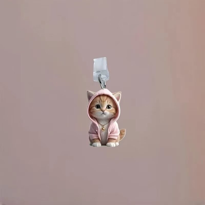 Защитный чехол 2D Flat Cute Cat от пыли (совместим с iPhone/Type-C и Android)