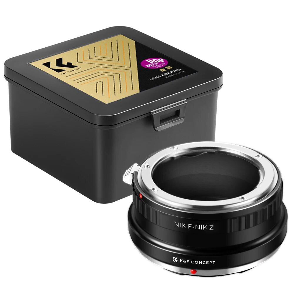 Кольцо-адаптер объектива K&F Concept Nik-Nik Z для объектива Nikon F/AF AI AI-S с креплением для камеры Nikon Z6 Z7