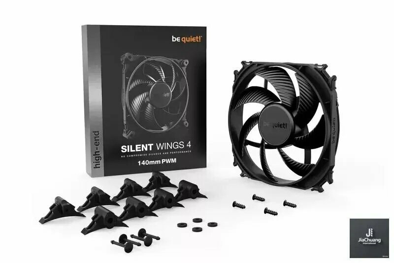 Вентилятор для корпуса be quiet! Silent Wings 4, 140 мм PWM, черный