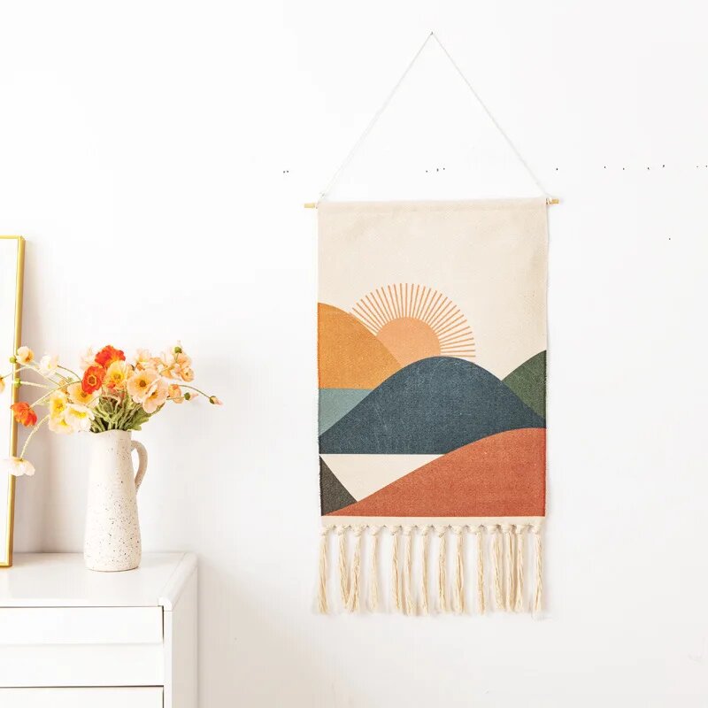 Хлопковый гобелен Boho 50x70 см, J