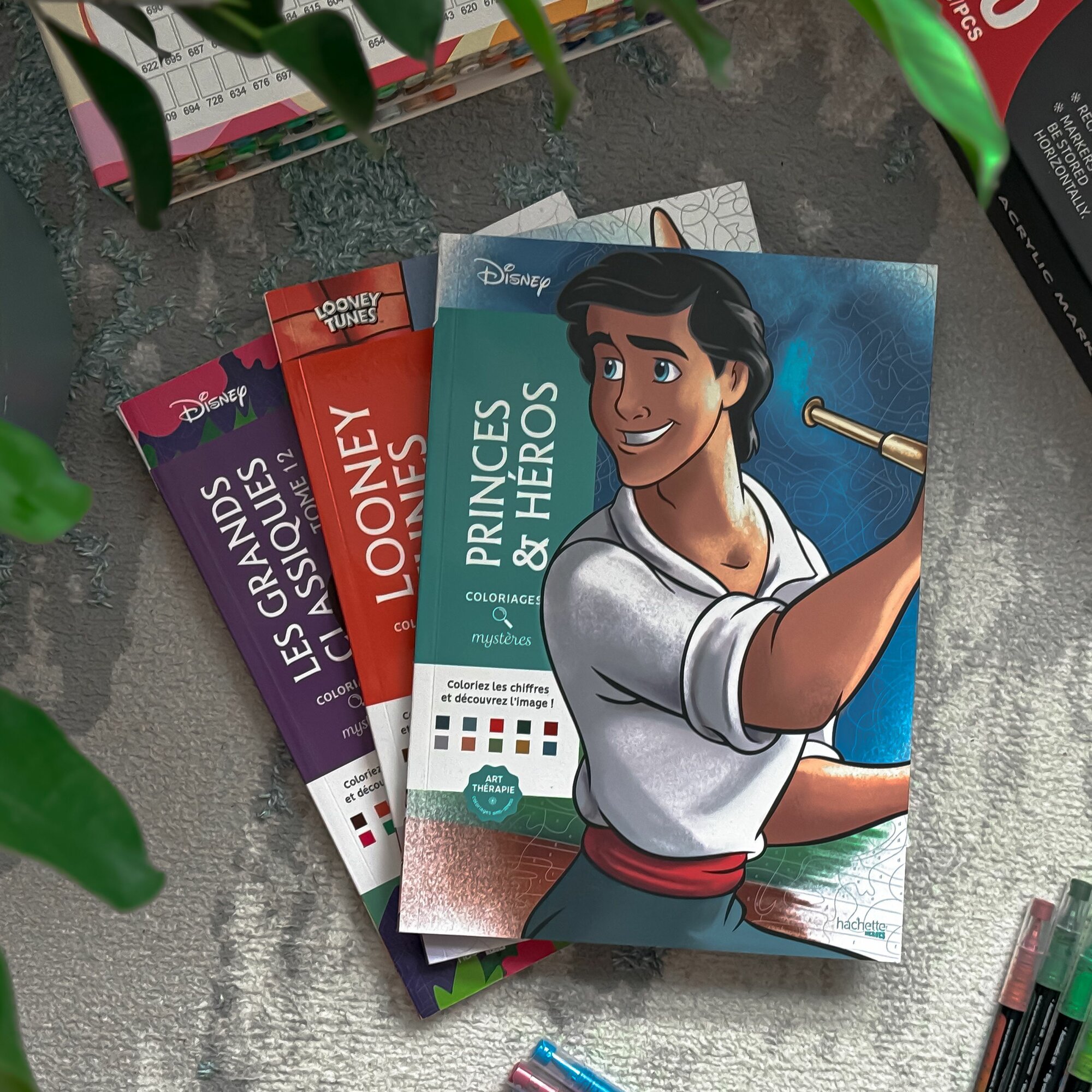 Раскраска по номерам Art Therapie Looney Tunes Tome 3 (Hachette Heroes, Франция)