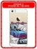 Чехол на Apple iPhone 5/5S/SE / Айфон 5/5S/SE с принтом "JDM коллаж", прозрачный